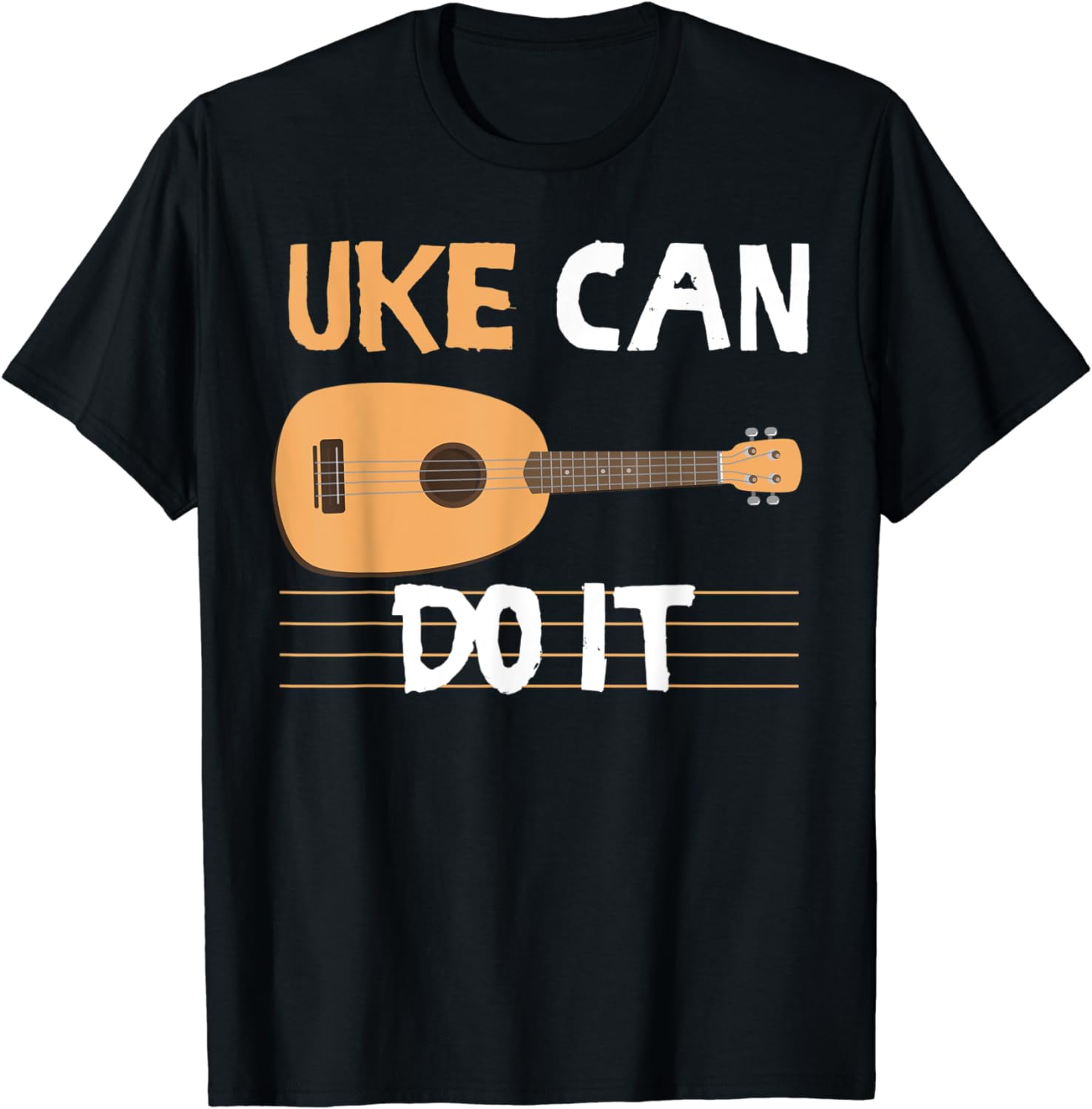 Cool Uke Can Do It Ukulele Gift T-Shirt For Guitar Lover - Walmart.com