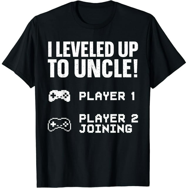 Cool Uncle Art For Uncle Men Video Gamer Gaming Uncle To Be T-Shirt ...