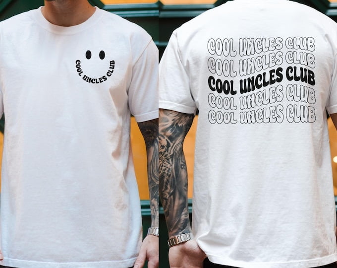 Cool Uncles Club Shirt, Cool Uncle Tshirt, Pregnancy Announcement Shirt ...