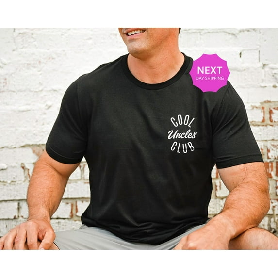 Cool Uncles Club Shirt For Men, Pregnancy Announcement Tshirt For Uncle ...