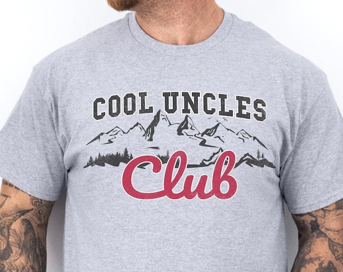 Cool Uncles Club Shirt, Uncle, New Uncle Pregnancy Announcement T-Shirt ...