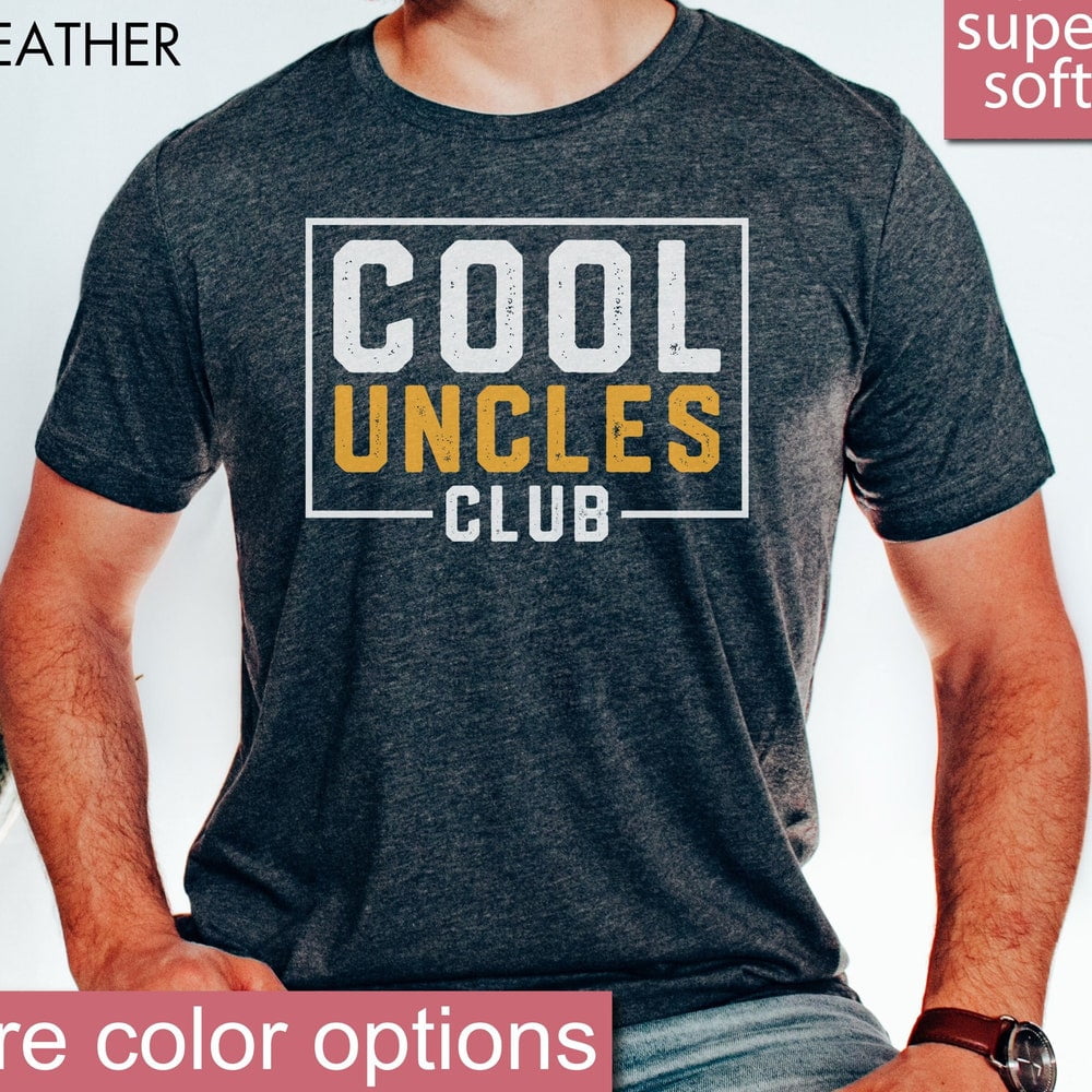 Cool Uncles Club Shirt, Uncle Shirts, Gift For Uncle, Uncle ...