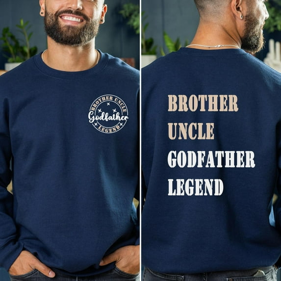 Cool Uncles Club Sweatshirt, Brother Uncle Legend Uncle Gift, Uncle To ...