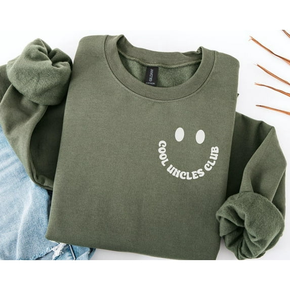Cool Uncles Club Sweatshirt, Cool Uncle Crewneck, New Uncle, Pregnancy ...