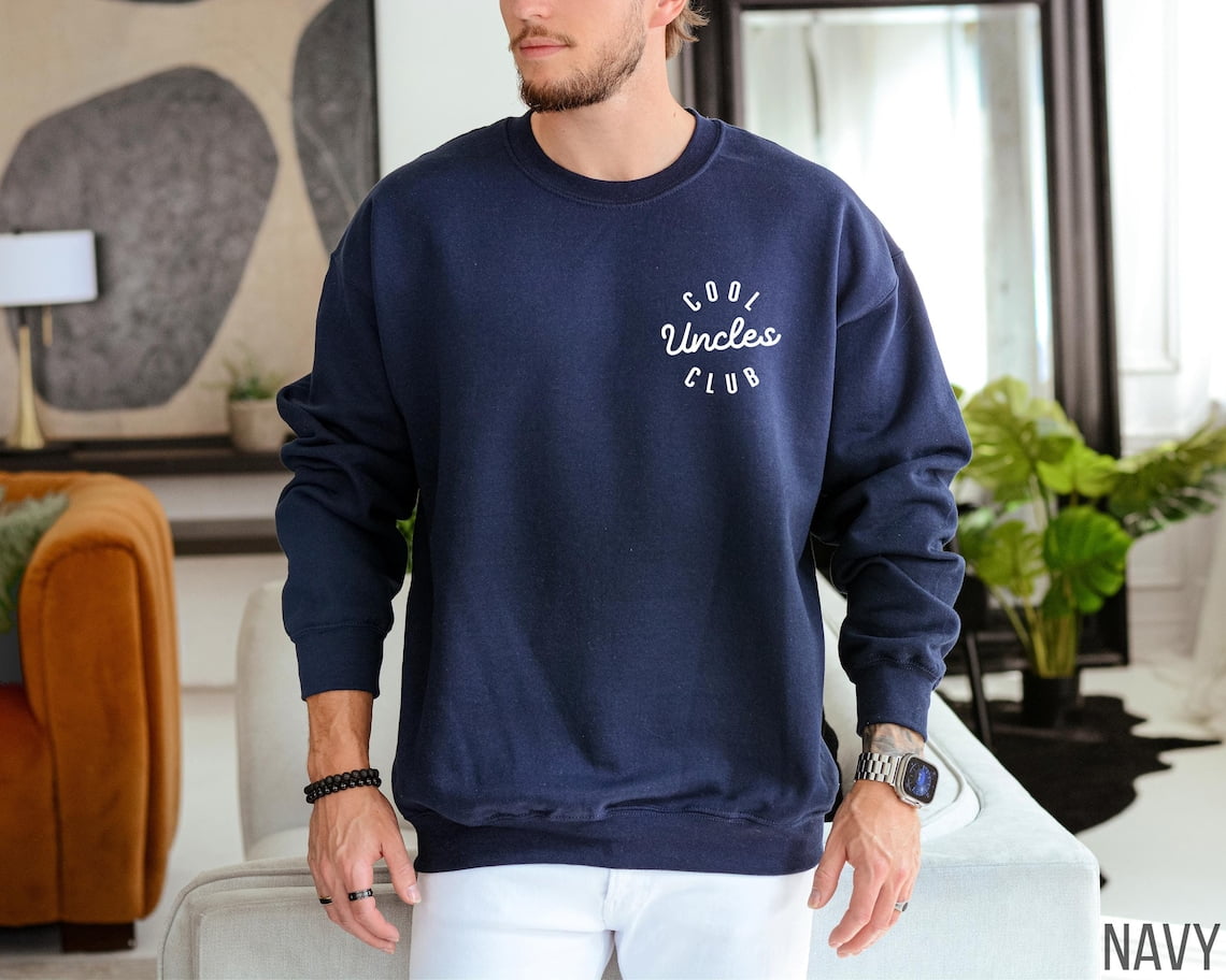 Cool Uncles Club Sweatshirt, Cool Uncles Sweater for New Uncle ...
