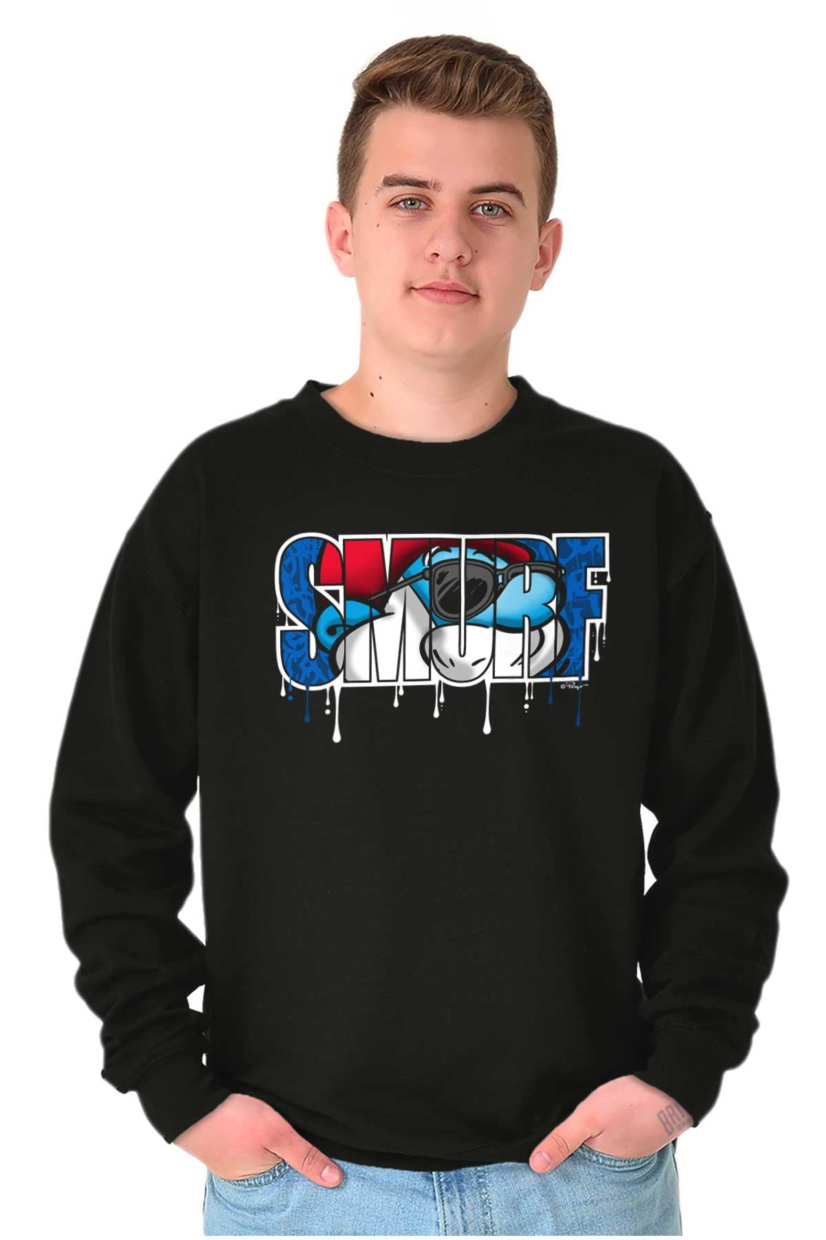 Cool Urban Papa Smurf Logo Drip Unisex Plus Size Sweatshirt Brisco ...