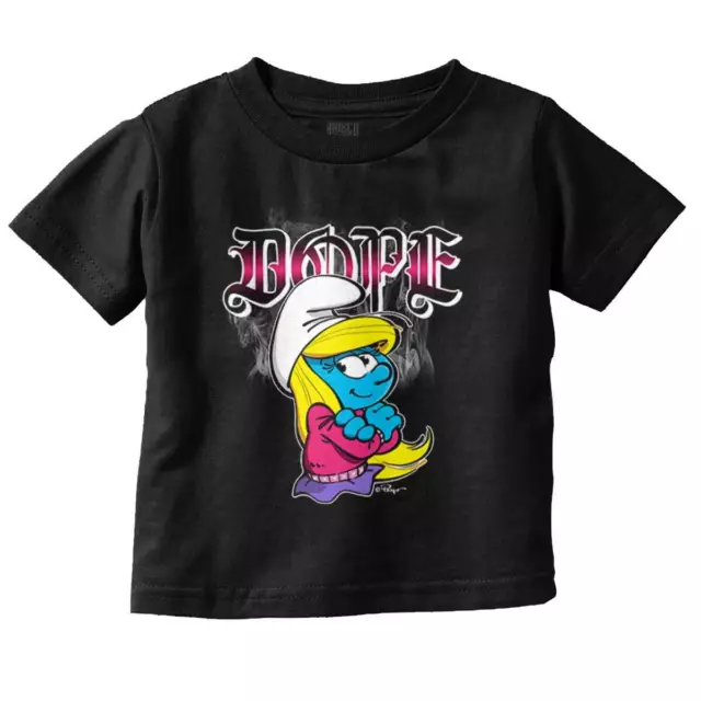 Cool Urban Smurfette Cartoon Dope Attitude Toddler T Shirt TODDLER ...