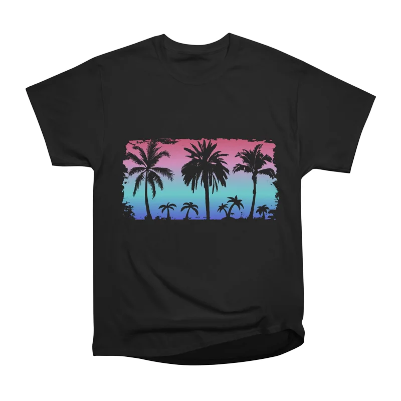Cool Vaporwave Tropical Forest T-Shirt Tee Gift For Him Merch For Her ...