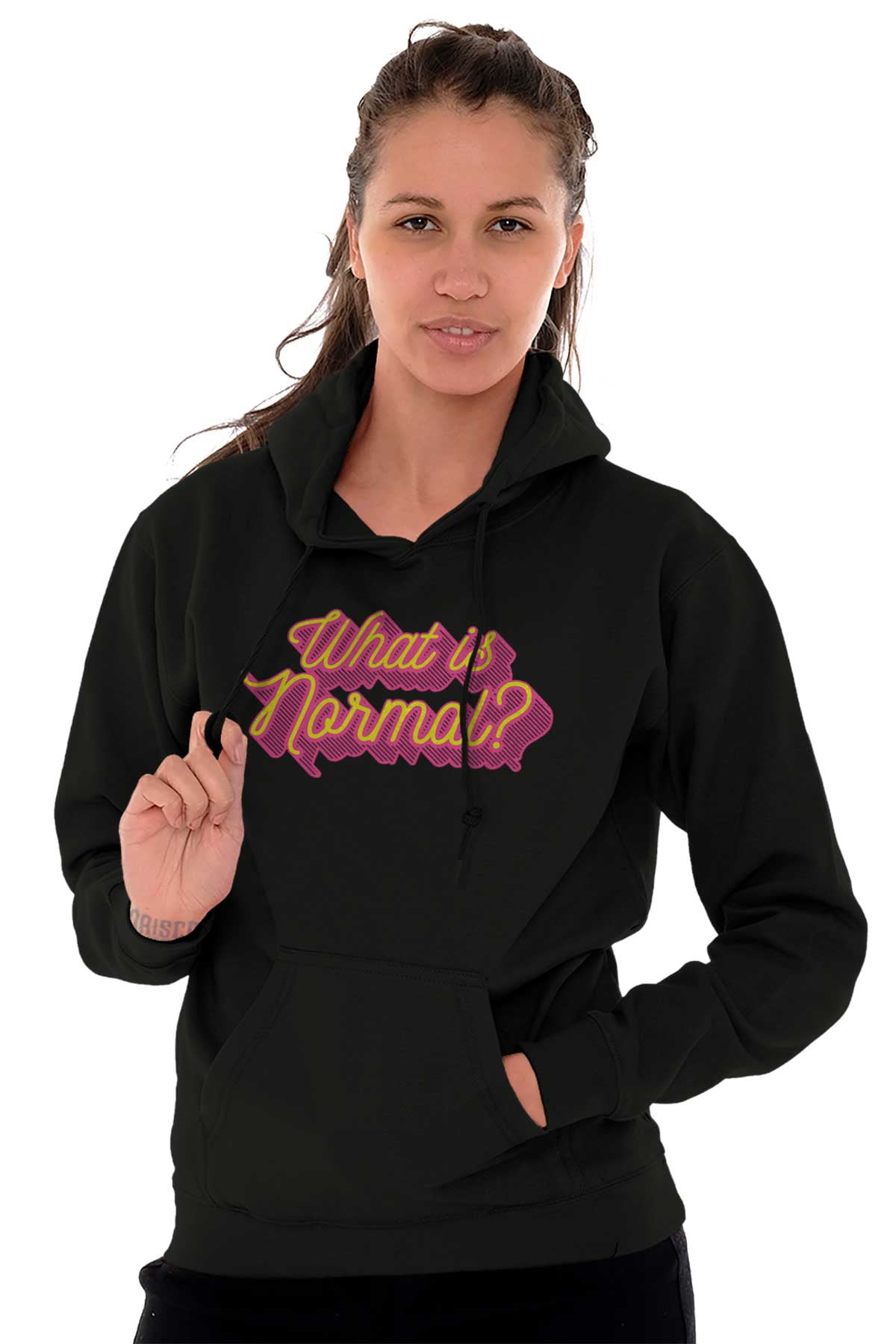 Cool Vaporwave What is Normal Saying Women Plus Size Graphic Pullover ...