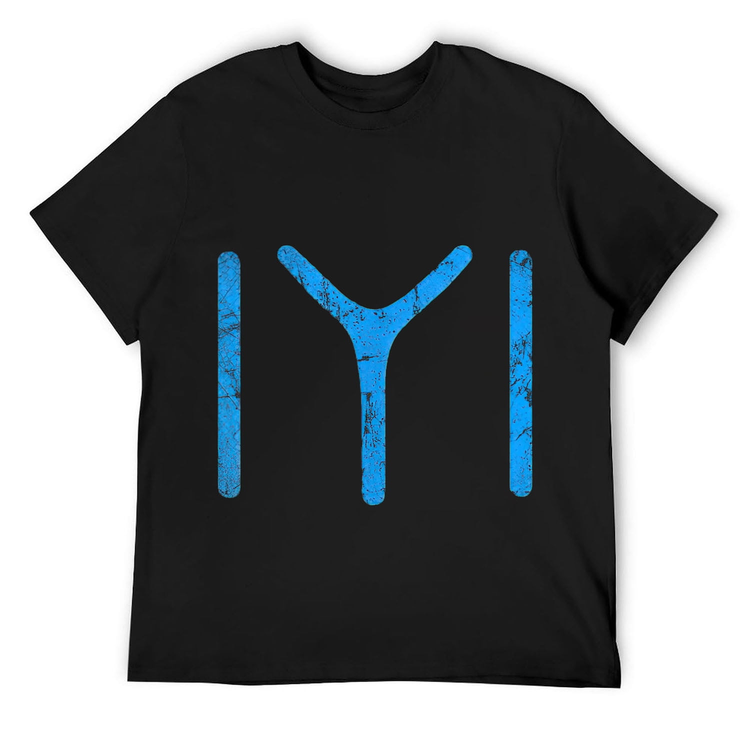 Cool Vintage Kayi Tribe Blue Symbol IYI Ottoman Empire T-Shirt Black ...