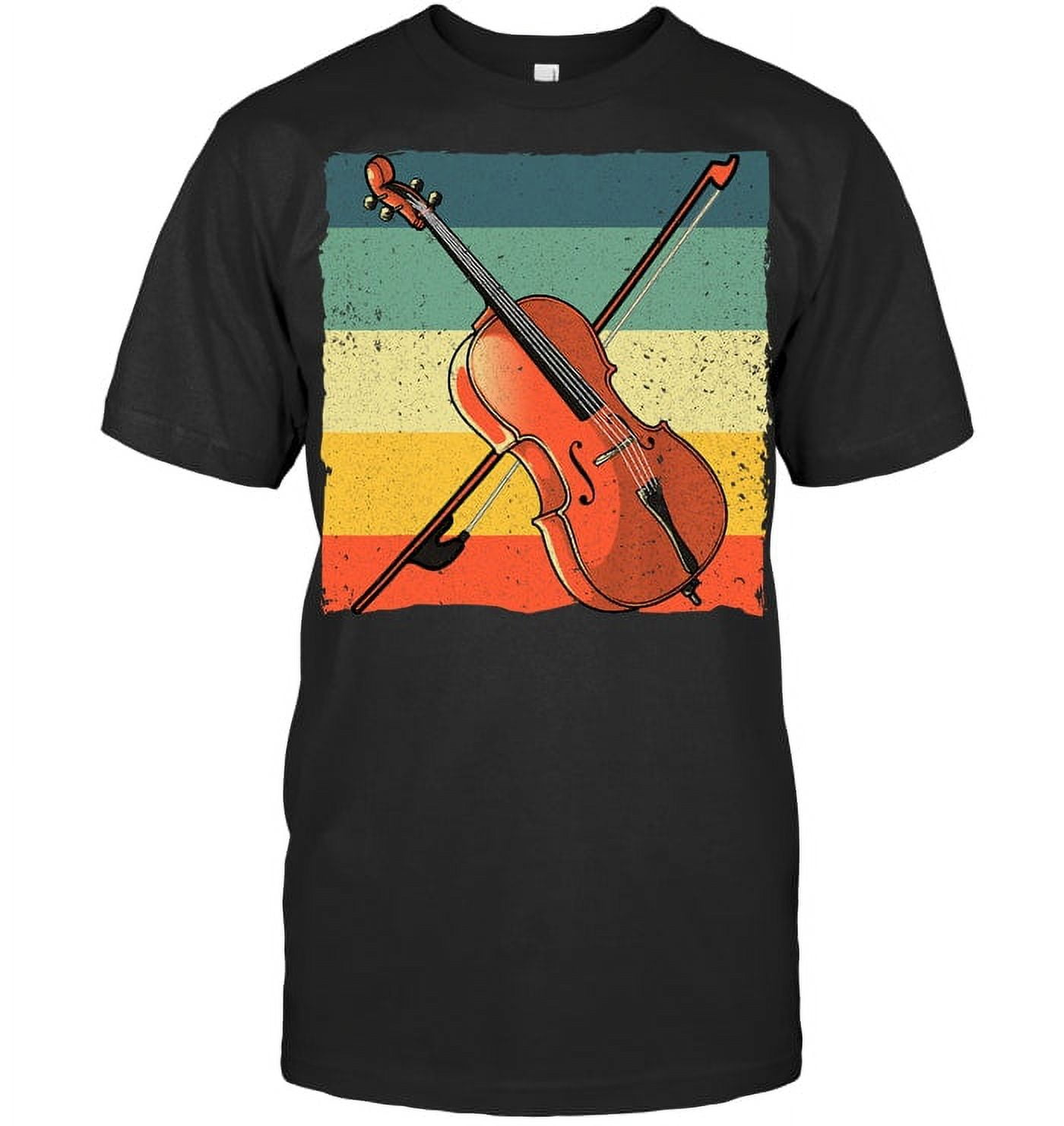 Cool Vintage Violin For Men Women Viola Player Jazz Music Violin T ...