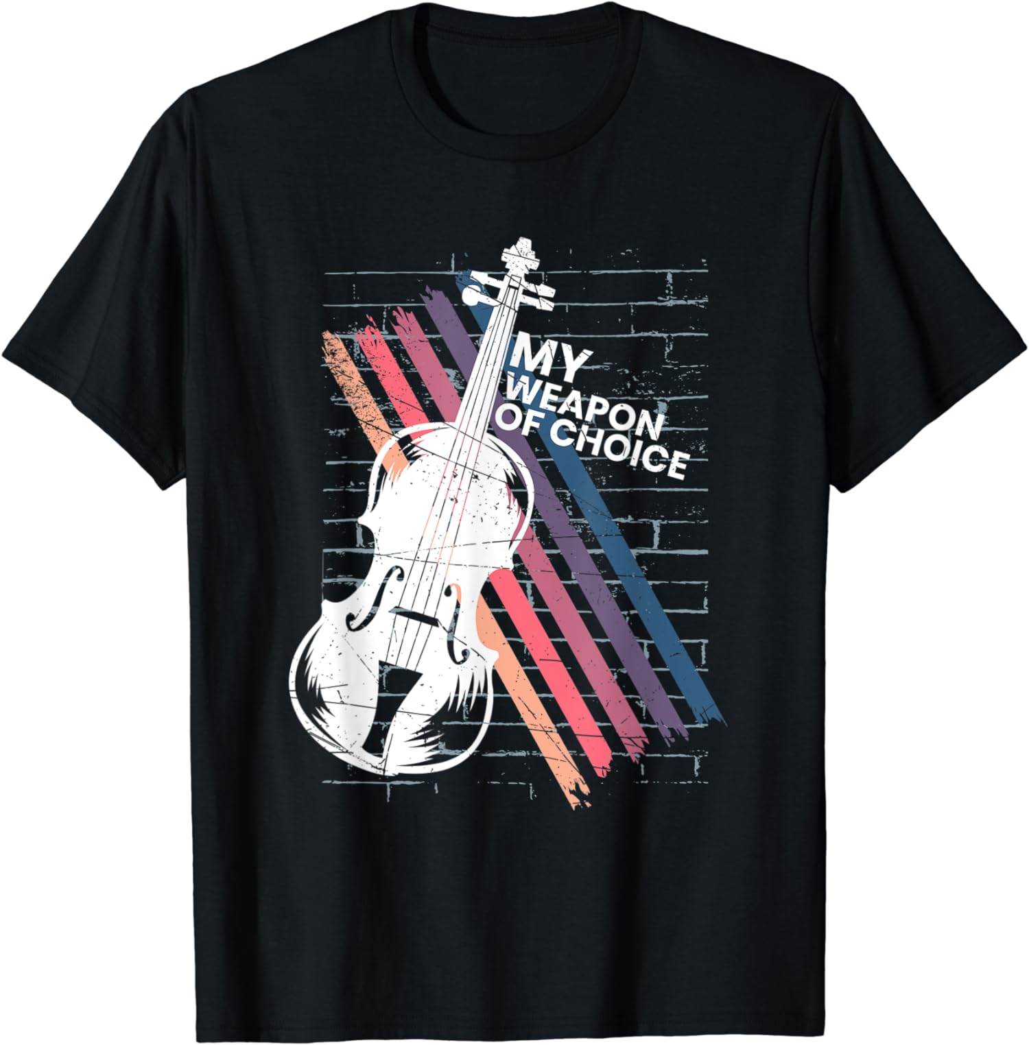 Cool Violin Outfit Silhouette for a Bow Strings Fiddler T-Shirt - Walmart.com