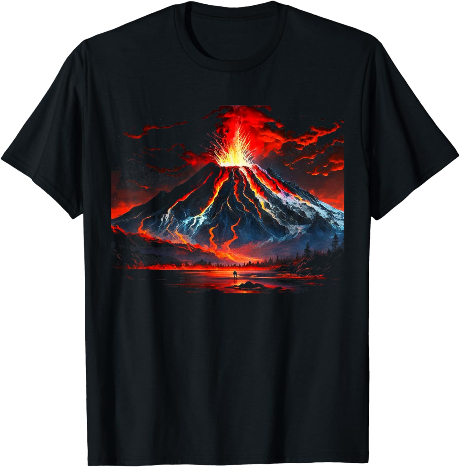 Cool Volcano For Men Boys Kids Volcanologist Volcano T-Shirt - Walmart.com