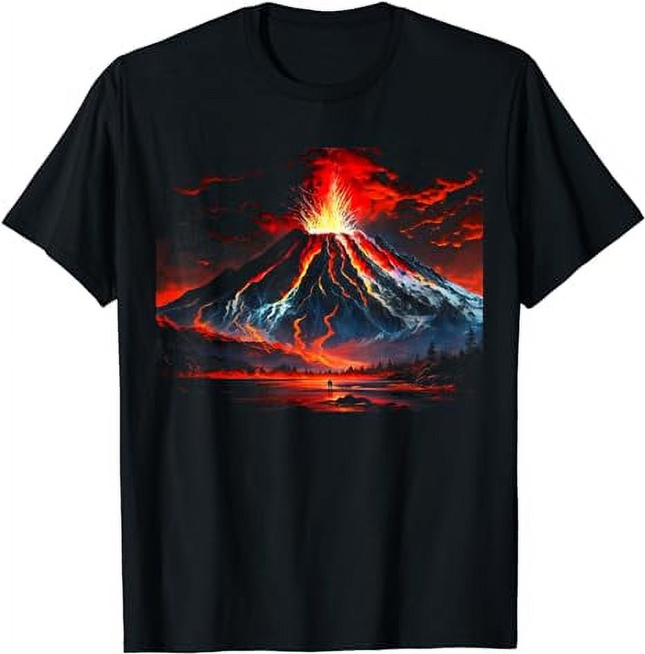 Cool Volcano For Men Boys Kids Volcanologist Volcano T-Shirt - Walmart.com