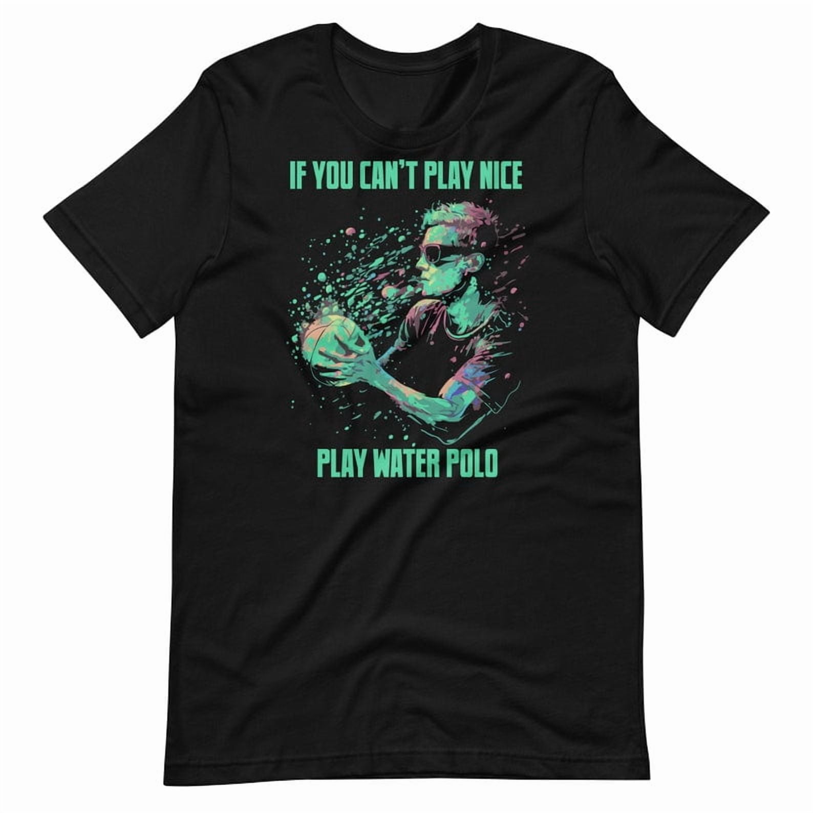 Cool Water Polo Player Gift Swim Team Sports Training Graphic T Shirt ...