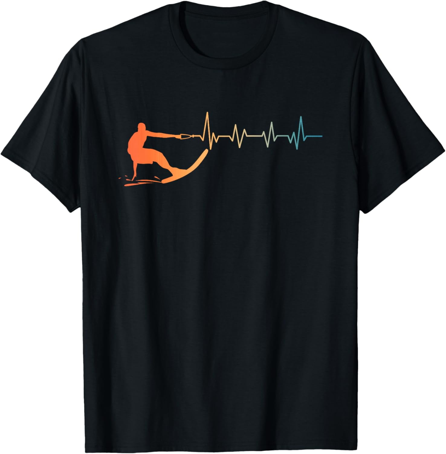 Cool Waterski Art For Men Women Water Ski Coach Water Skiing T-Shirt ...