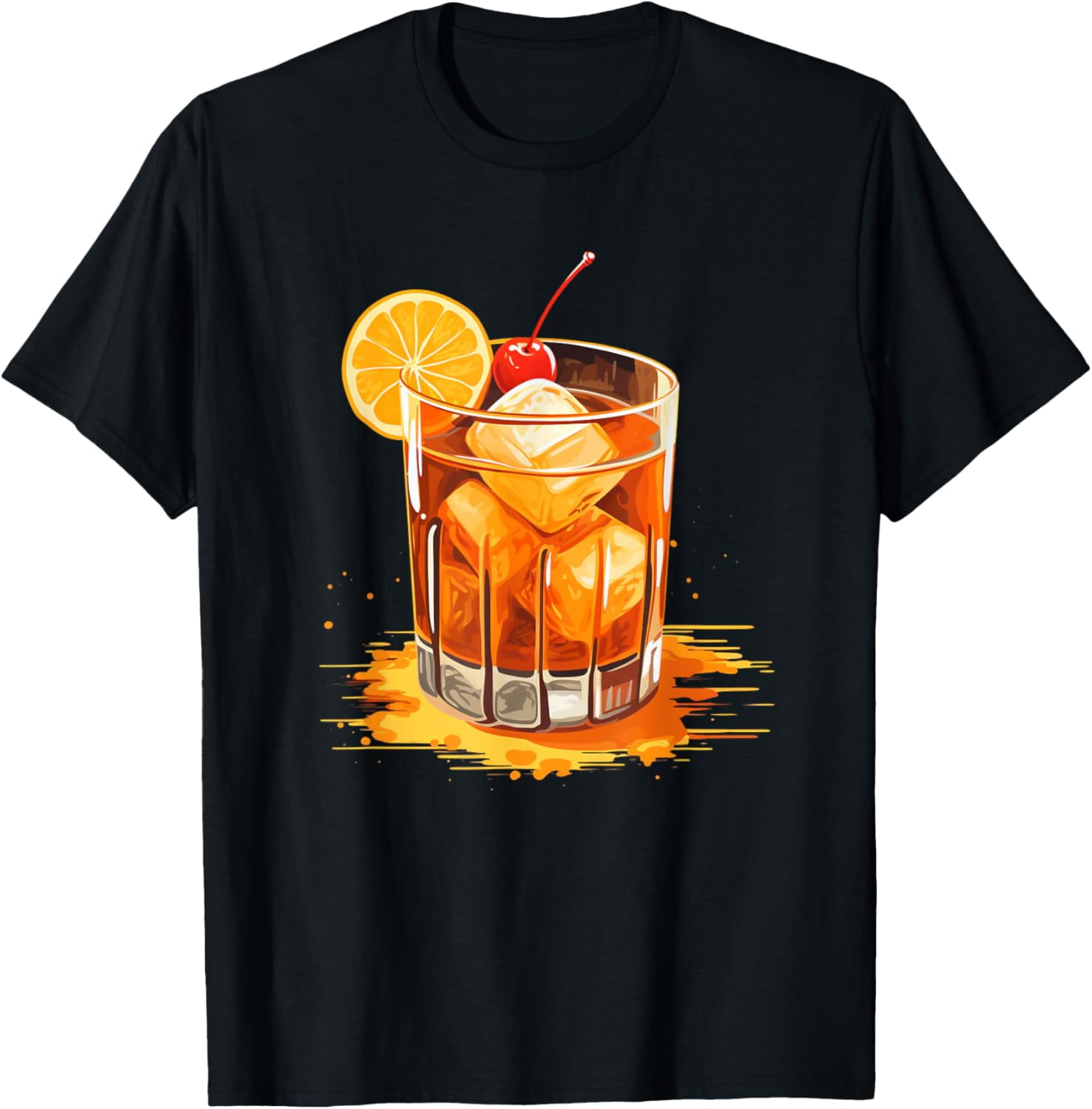 Cool Whiskey sour Cocktail Costume for Party Nights T-Shirt men and ...