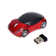 Car Shaped Wireless Computer Mouse Ergonomic Gaming Optical Mouse USB 2 ...