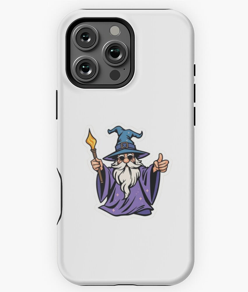 Cool Wizard Magical Fantasy Sorcerer Phone Case for iPhone 16 15 14 13 ...