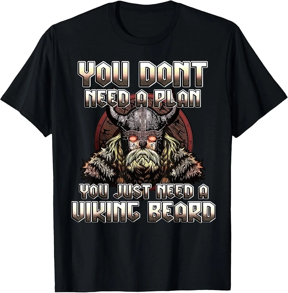 Cool You Need a Viking Beard Norse Mythology Odin Valhalla T-Shirt ...