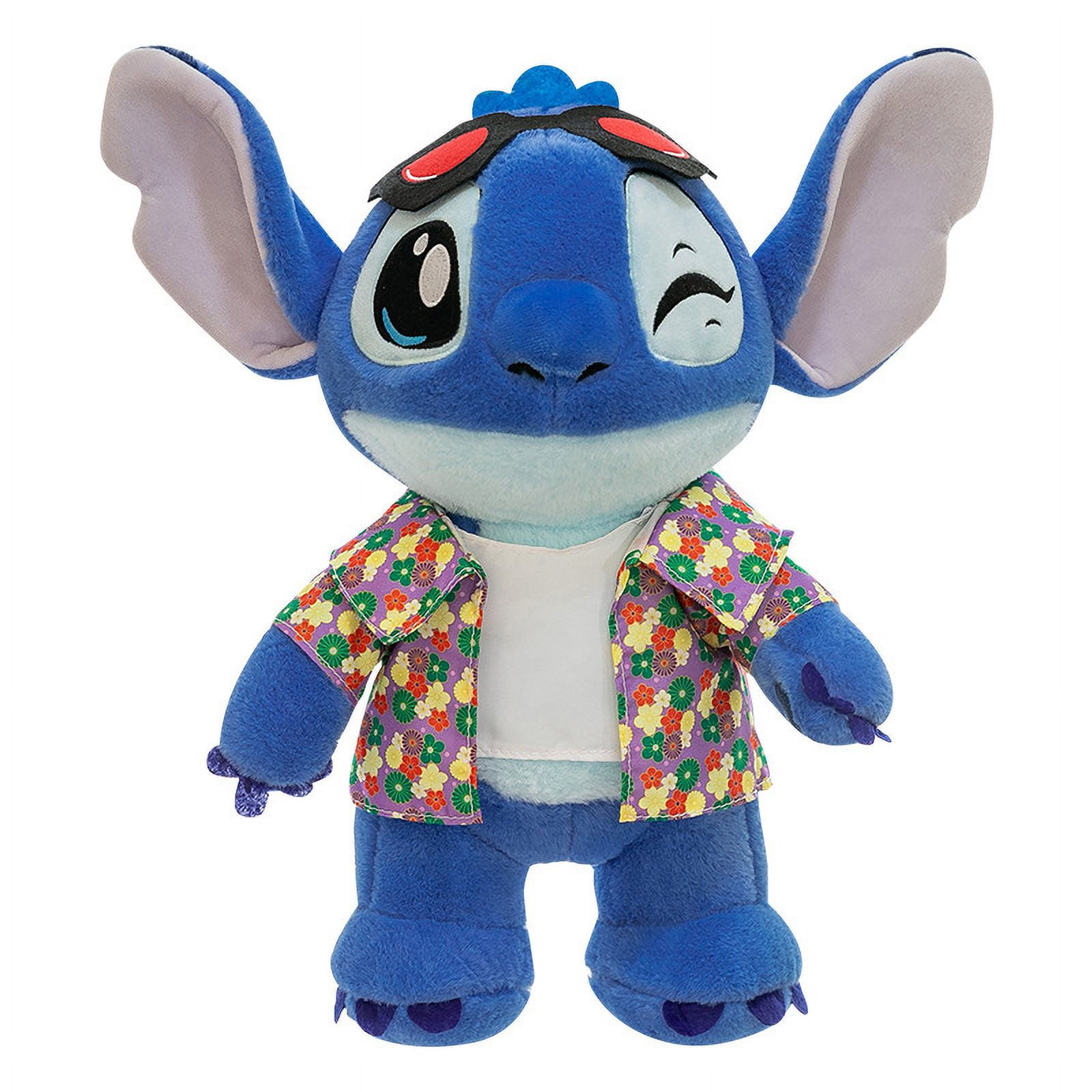 Cool and cute Stitch plush toy personality creative glasses vest Stitch ...