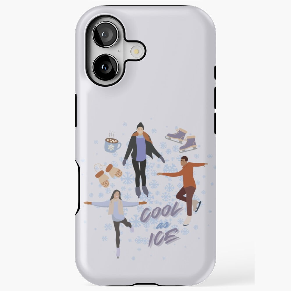 Cool as Ice Frozen Blue Winter Aesthetic Art iPhone Case 17 through 11 ...