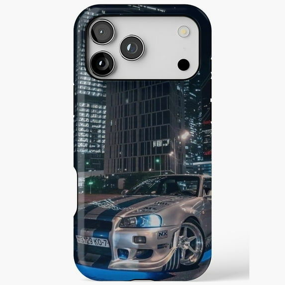 Cool car illustration clean style iPhone Case 17 through 11 Pro Max ...