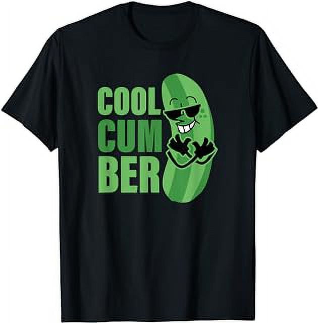 Cool-cumber cucumber pun T-Shirt - Walmart.com