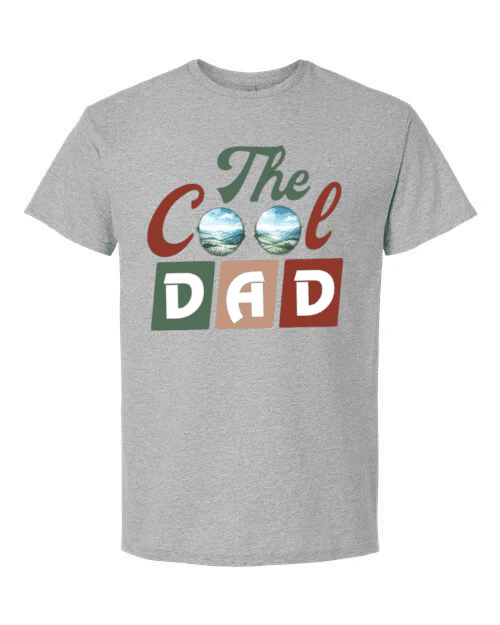 Cool dad retro sunglasses mountain view funny fathers day gift t shirt ...