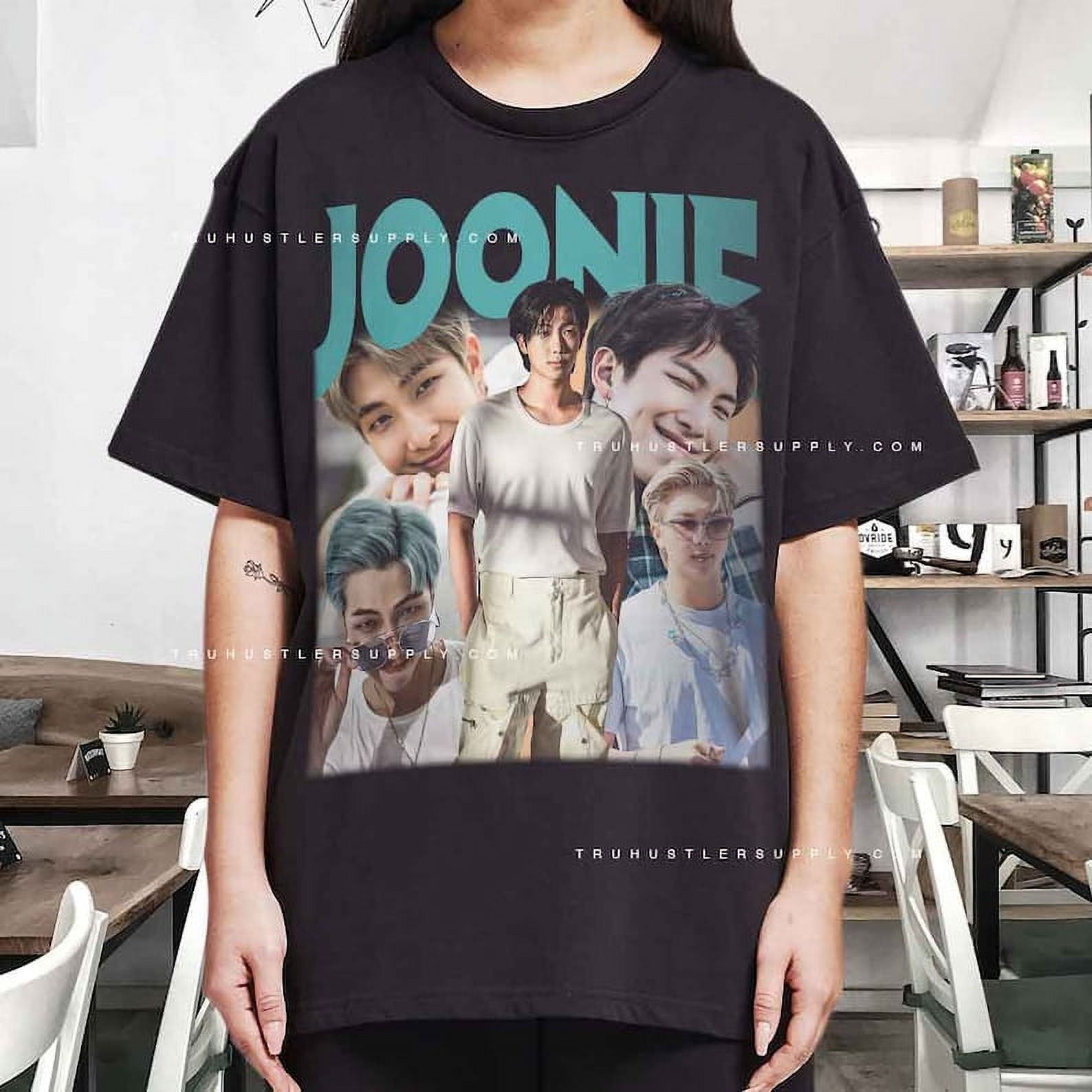 Cool fabric, great for hot days. Namjoon Tshirt, RM, RM shirt tee kpop ...