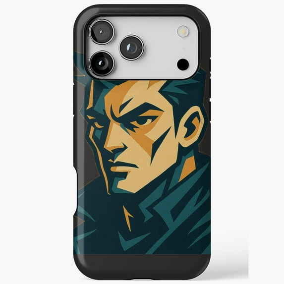 Cool heroic shadow bold dramatic silhouette iPhone Case 17 16 15 14 13 ...