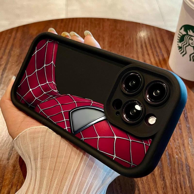 Cool red Spider-Man for Apple 15Promax mobile phone case cartoon ...