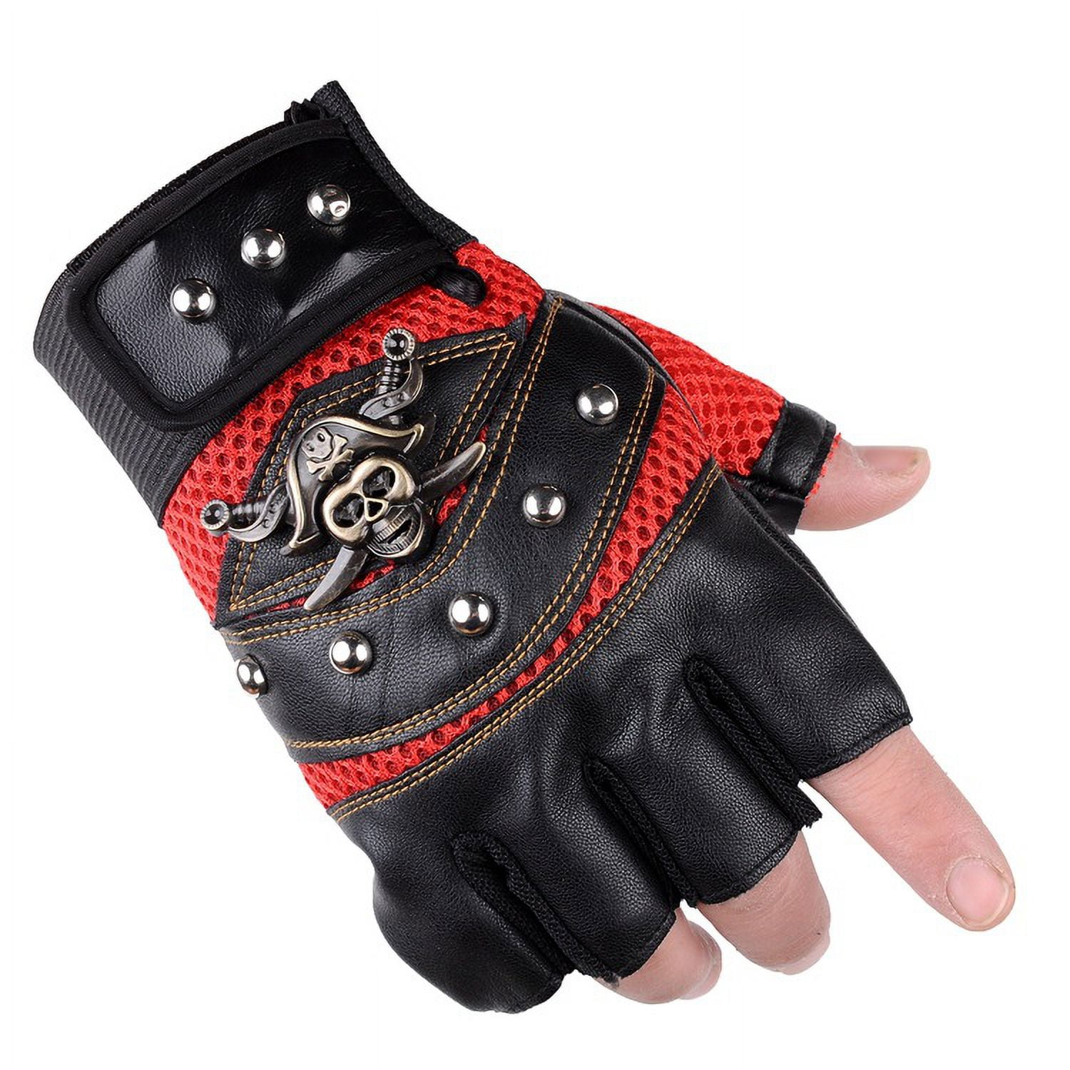 Cool wife Steampunk Gothic Gloves Mens Vintage Geuuine Leather Captain ...