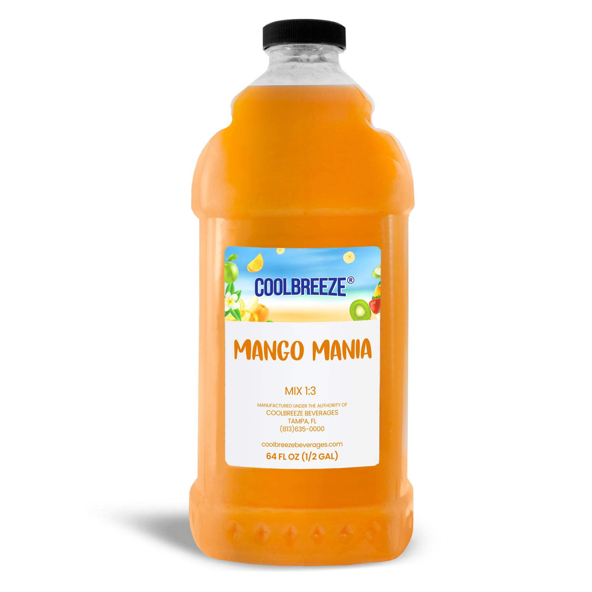 CoolBreeze Beverages Frozen Drink Flavor Syrups - Mango Mania + Jug ...