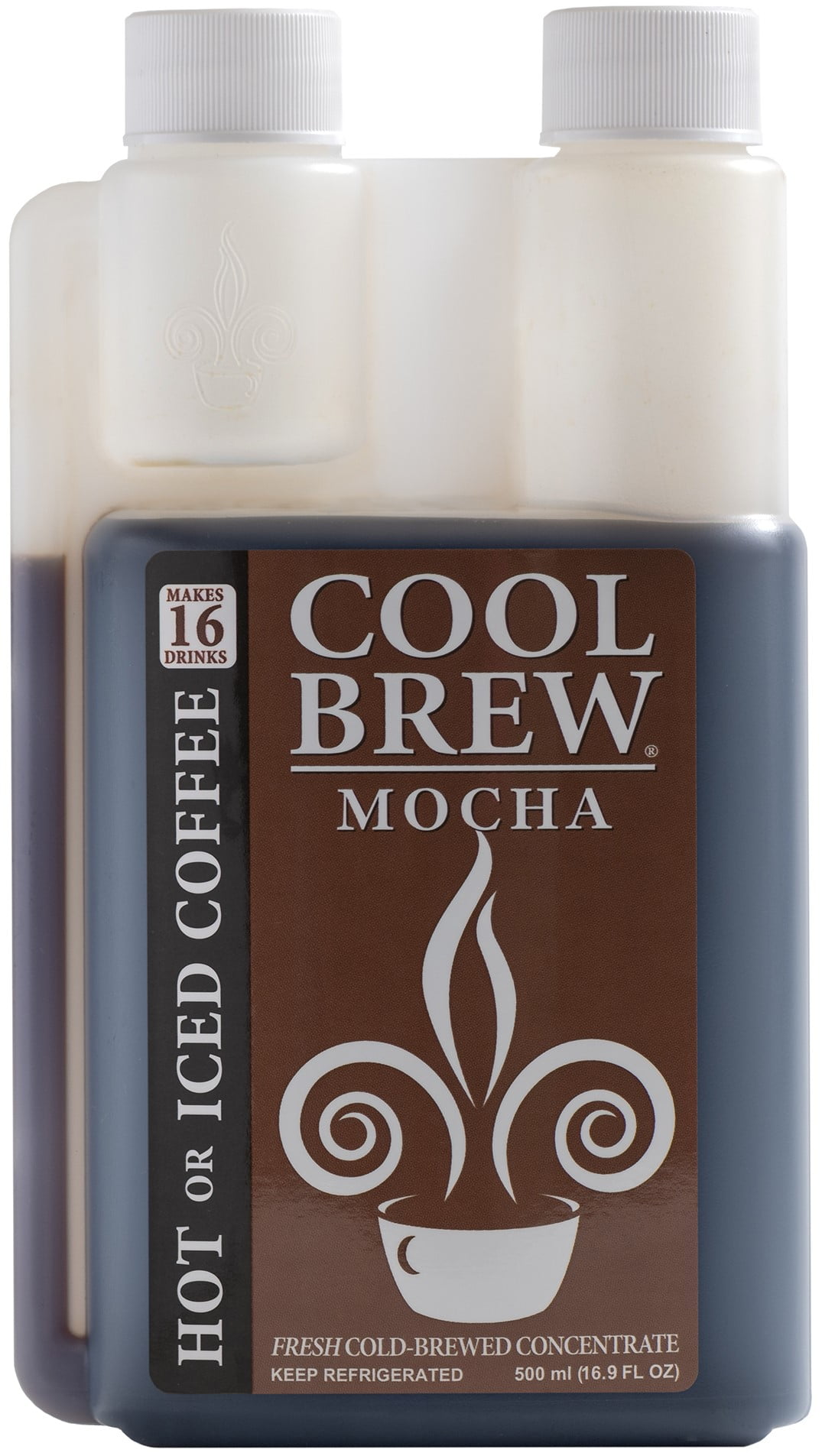 CoolBrew Mocha Hot or Iced Coffee, 16.9 fl oz. Cold Brewed Coffee. - Walmart.com