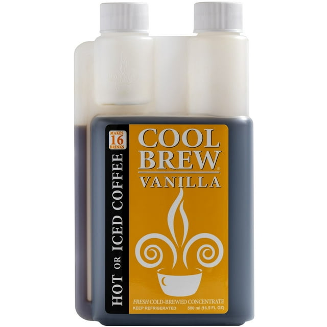 CoolBrew Vanilla Hot or Iced Coffee Concentrate, 16.9 fl oz. A Cold ...