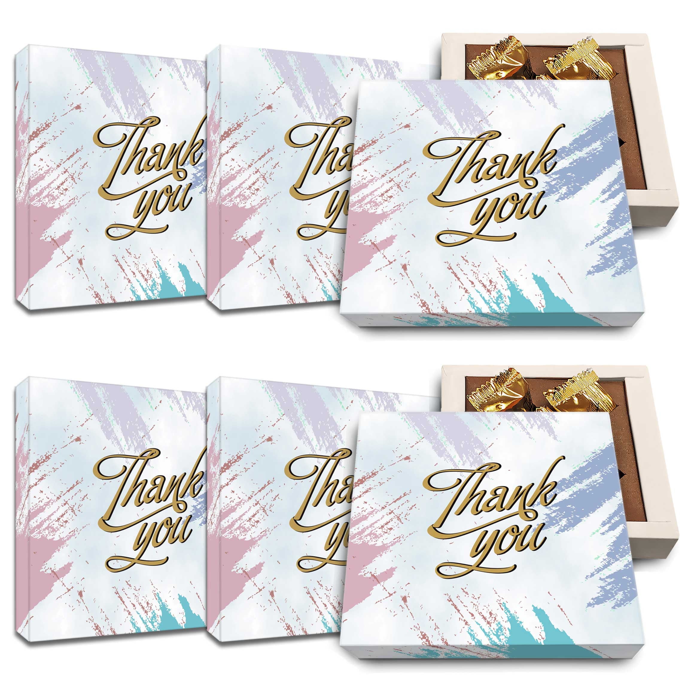CoolGiftBox Brushstroke design candy box | Thank you to staff ...