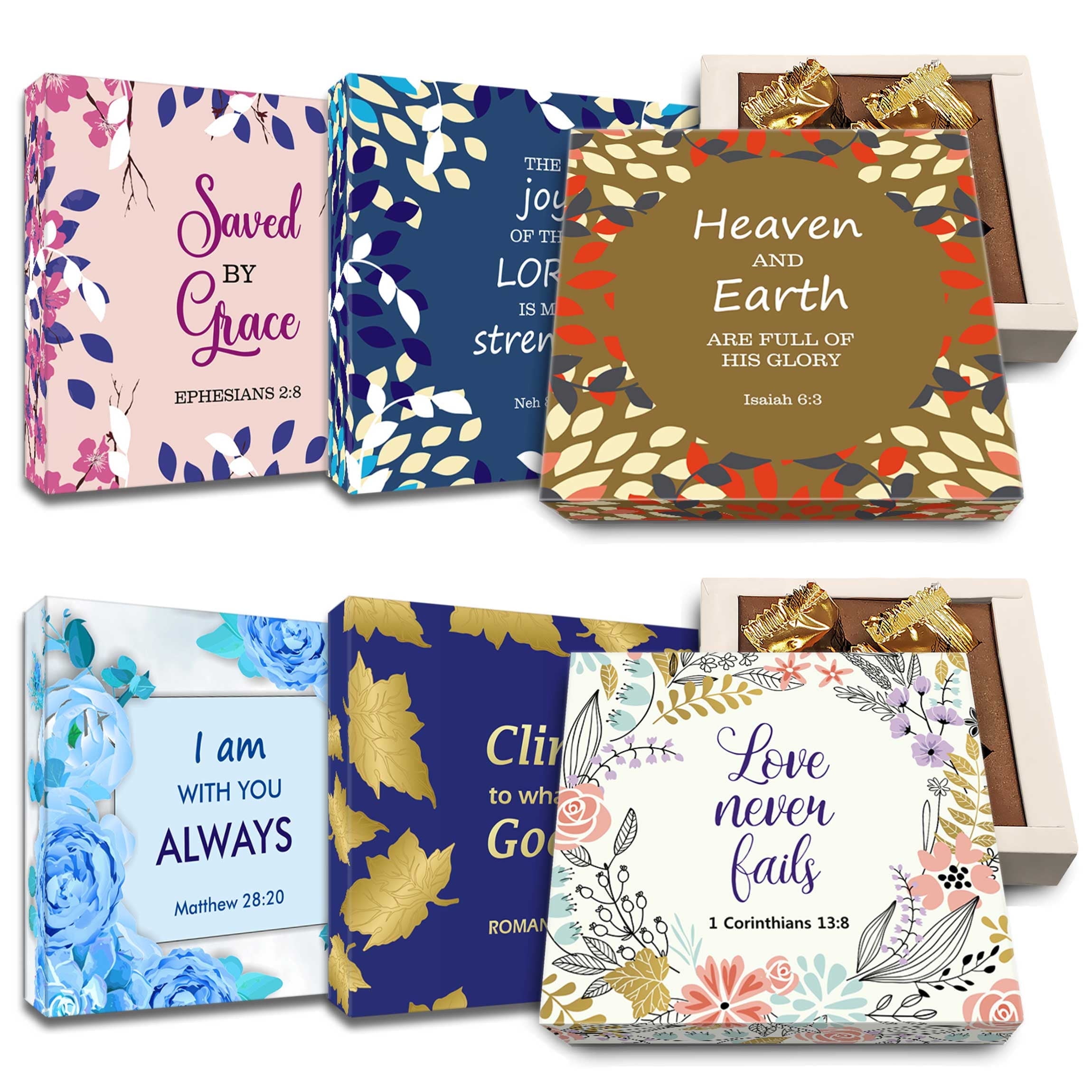 CoolGiftBox Faith Cross Inspirational Gifts Bulk Gluten Free Chocolates ...