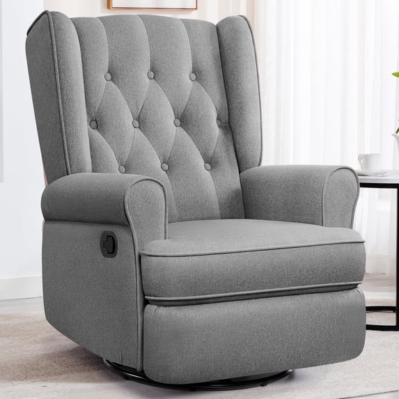COOLHUT Swivel Rocker Recliner Chair for Adults, Glider Recliner Chairs ...