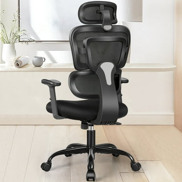 Adjustable Ergonomic Office Chair, High-Density Foam, Breathable Mesh ...