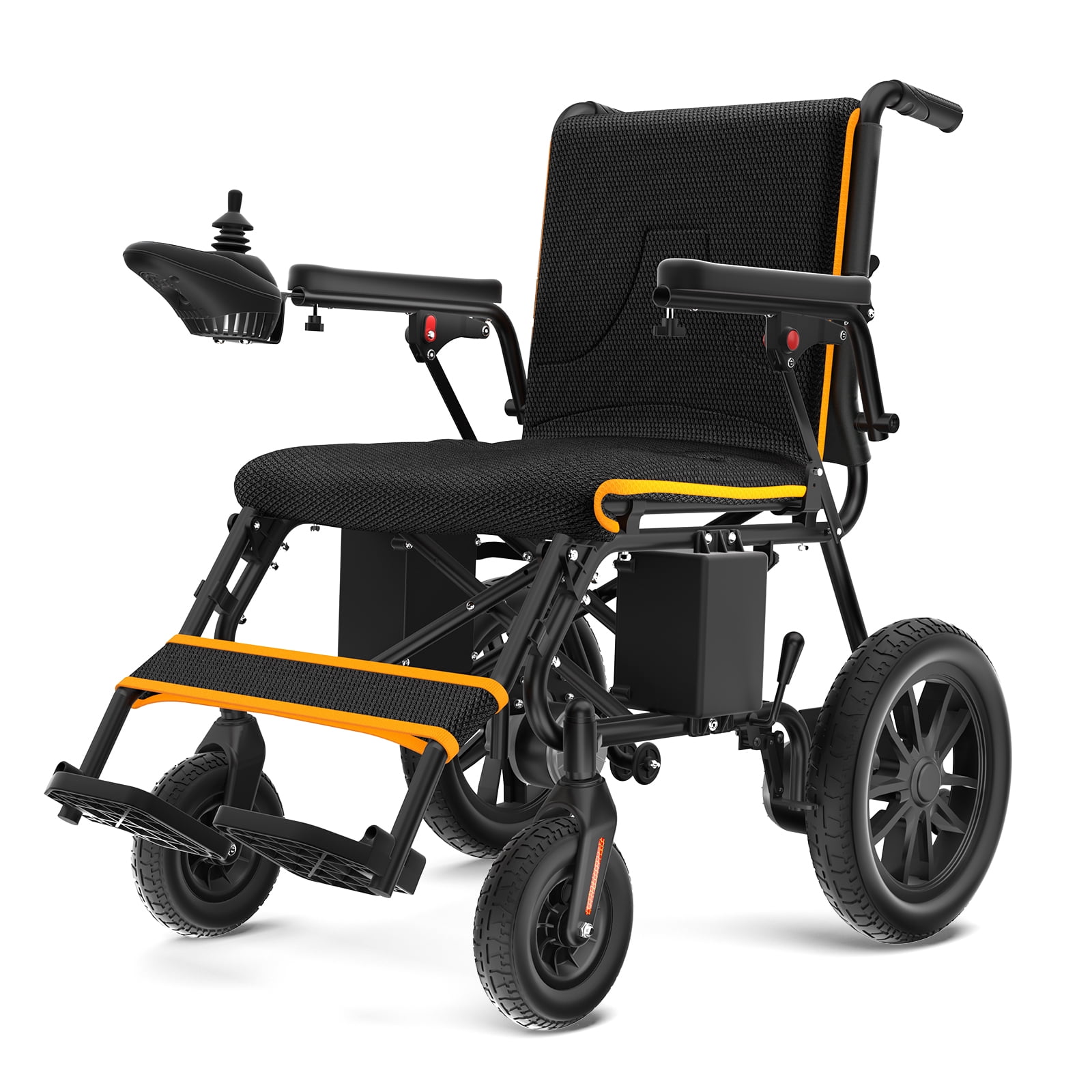 CoolHut Electric Wheelchair, Foldable Lightweight Mobility Aid, 20 ...