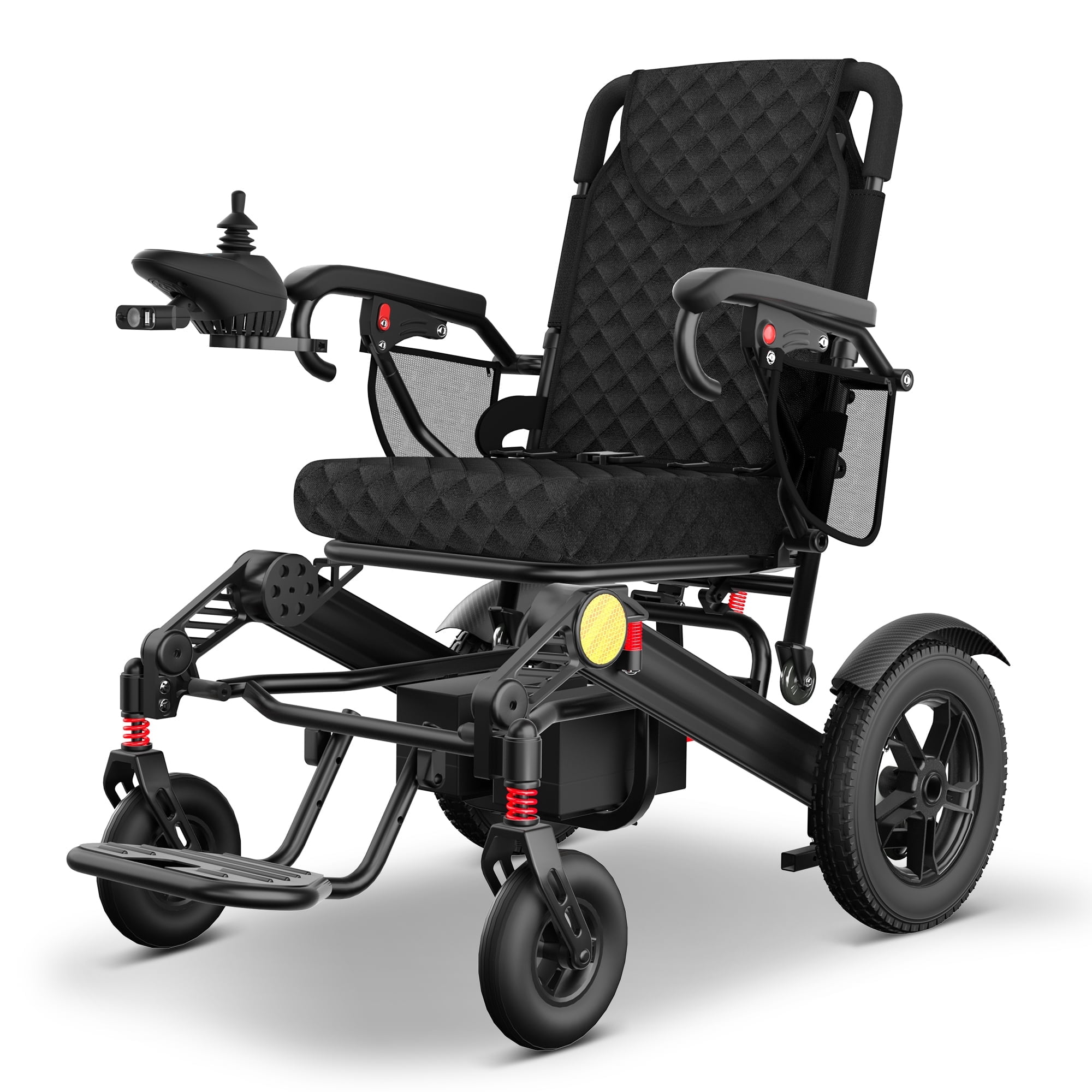 COOLHUT Electric Wheelchair 30+ Miles Long Travel Range, Foldable ...