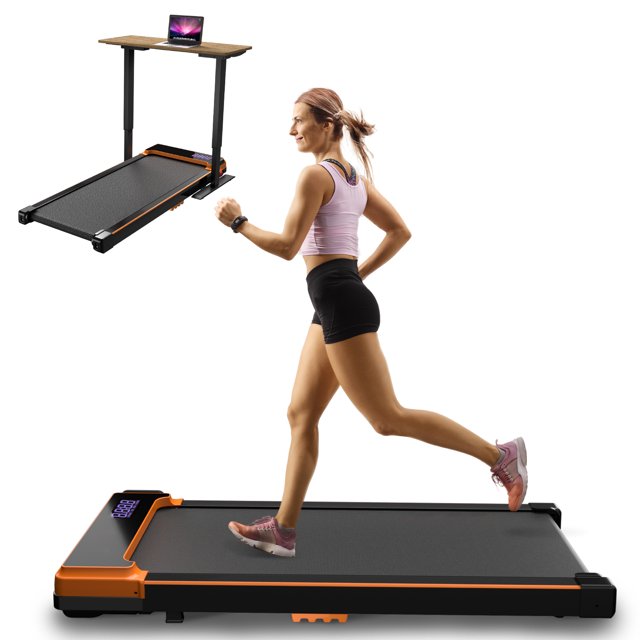 CoolHut 2 in 1 Portable Walking Pad & Folding Treadmill, 2.5HP Quiet ...
