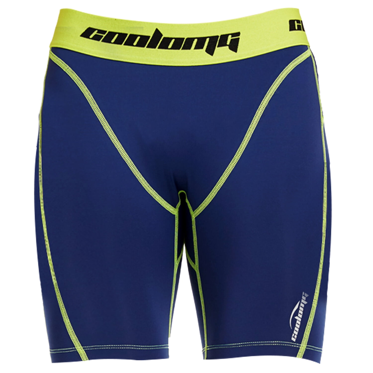 CoolOMG Men's Compression Shorts 7" Cool Dry Sport Tights Training ...