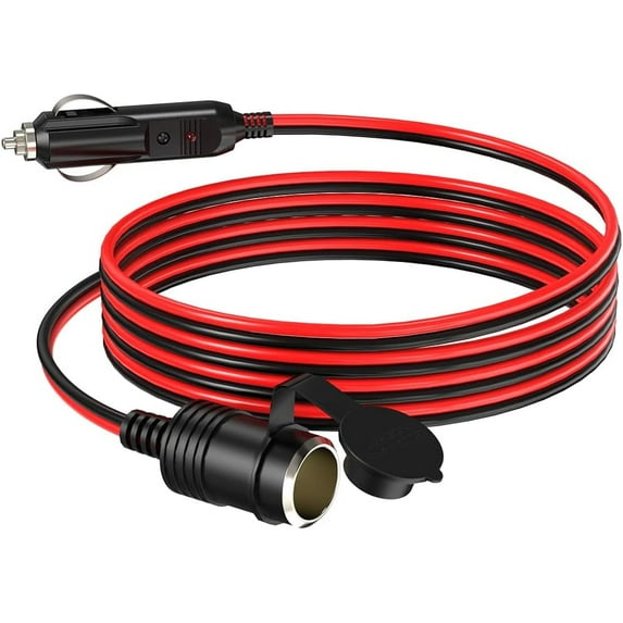 CoolStuff 14AWG SAE to Car Cigarette Lighter 12V Cigarette Lighter Male ...