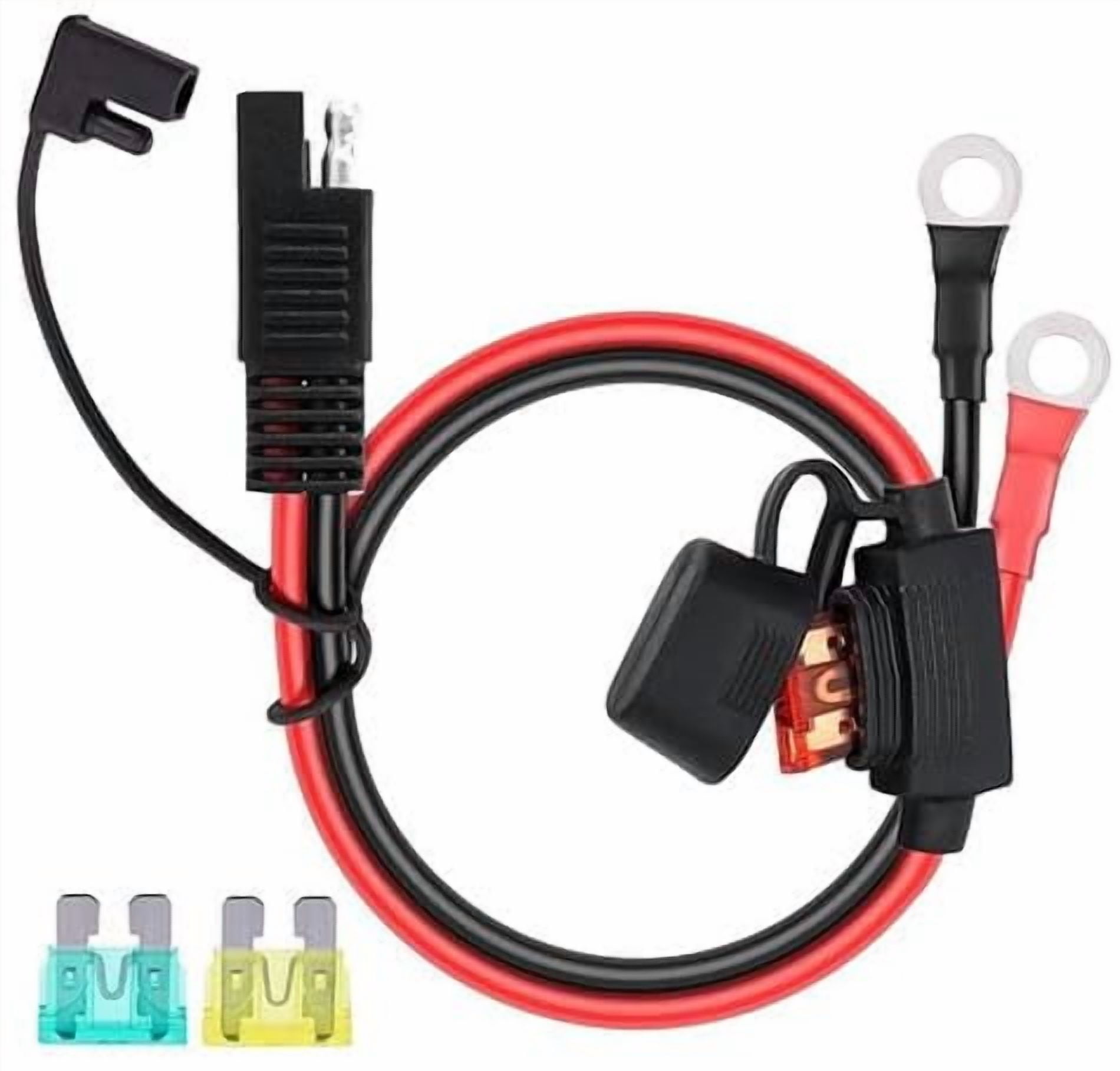 CoolStuff 20A/30A/40A SAE Connector, 10AWG SAE Battery Connector, Ring ...