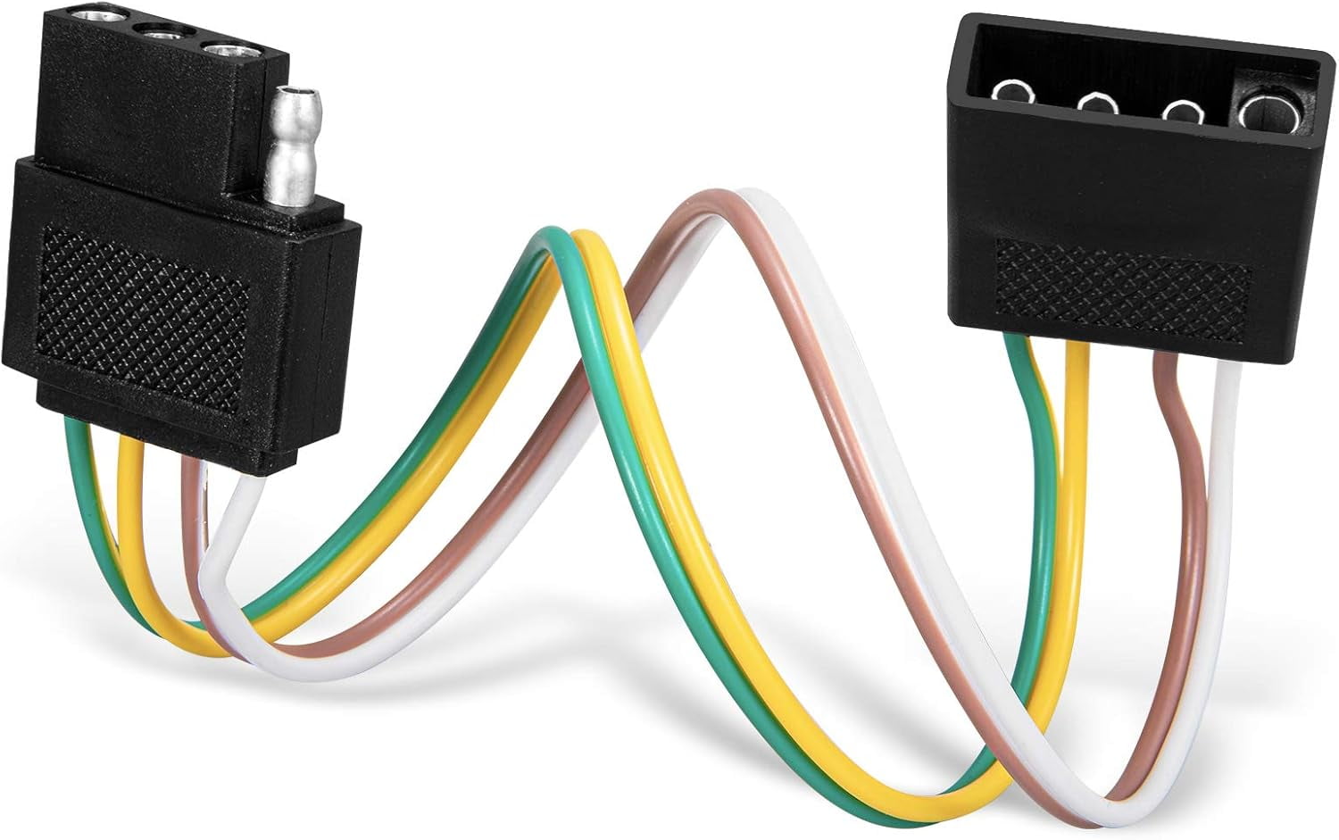 CoolStuff 4 Pin Trailer Light Wire Harness Extension 18 Gauge 4-Way ...