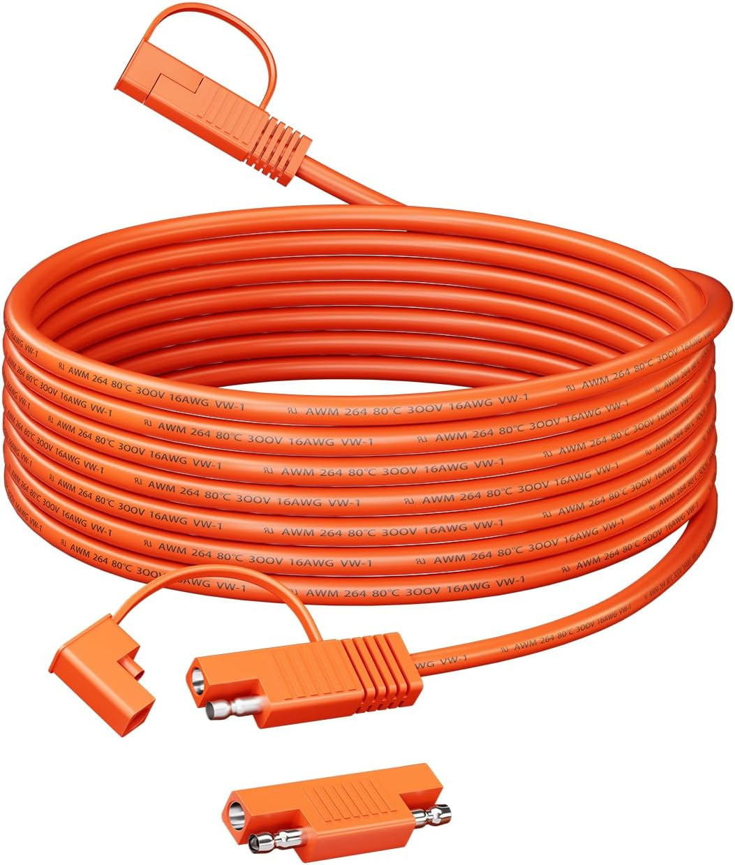 CoolStuff 6FT SAE Extension Cable 16AWG, Quick Disconnect Connector ...