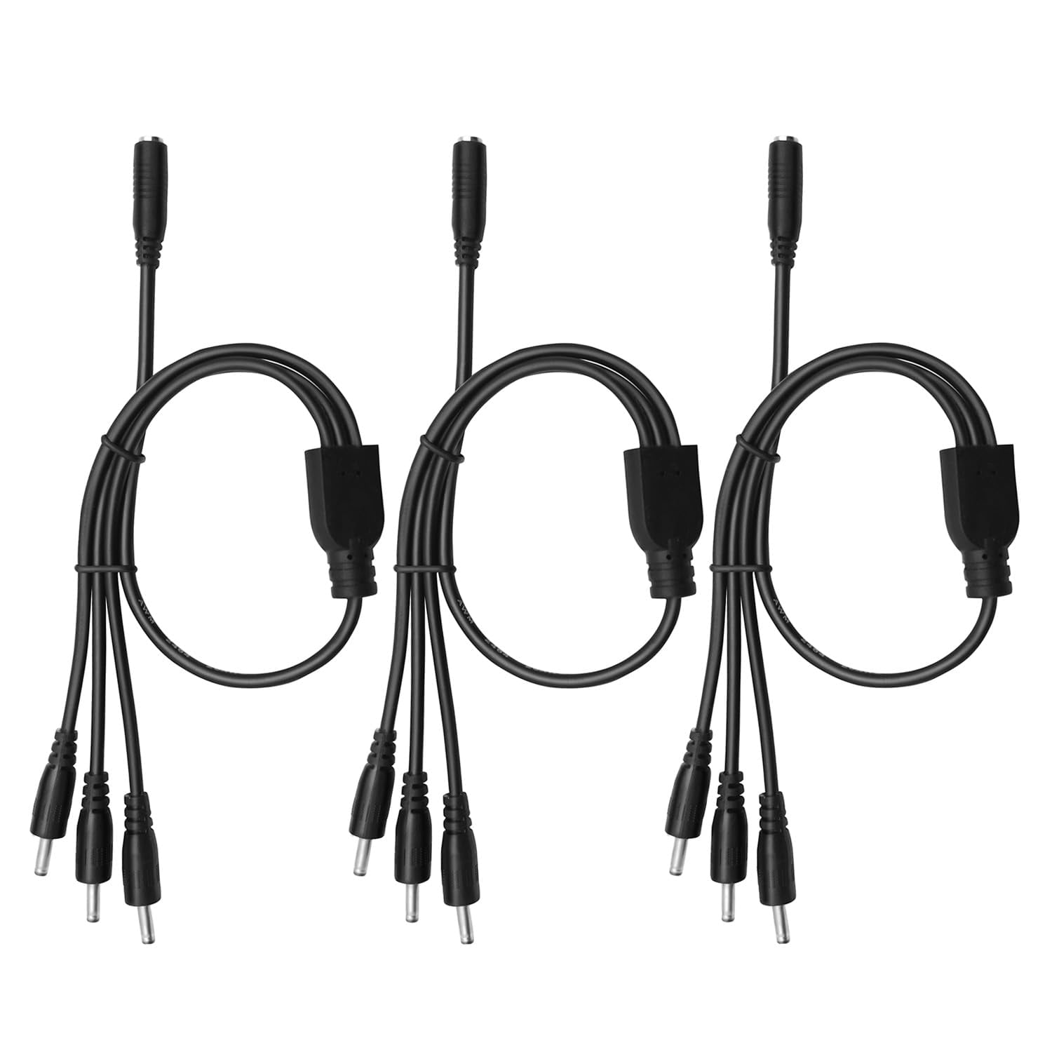 CoolStuff DC3.5 x 1.35mm 12V DC Cable Splitter, 1 Female to 2 Male Y ...