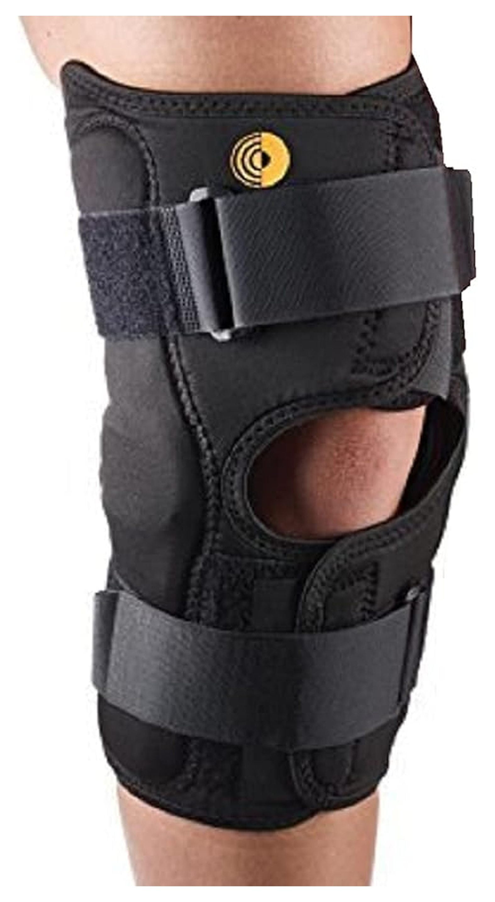 CoolTex Anterior Closure Wrap Around Hinged Knee Brace-L - Open ...
